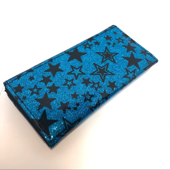 Claire's | Bags | 3 Sparkly Teal Wallet | Poshmark